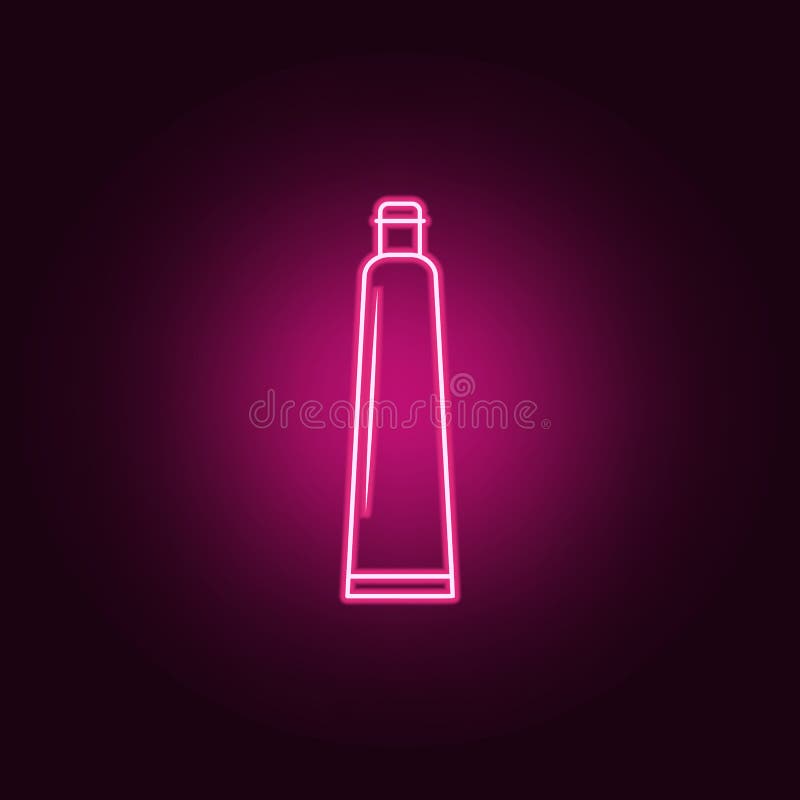 Toothpaste Icon. Elements of Bottle in Neon Style Icons Stock ...