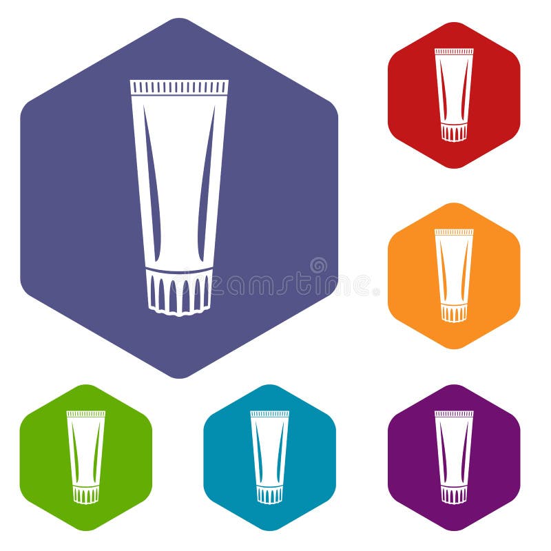 Toothpaste Icon, Simple Black Style Stock Vector - Illustration of ...
