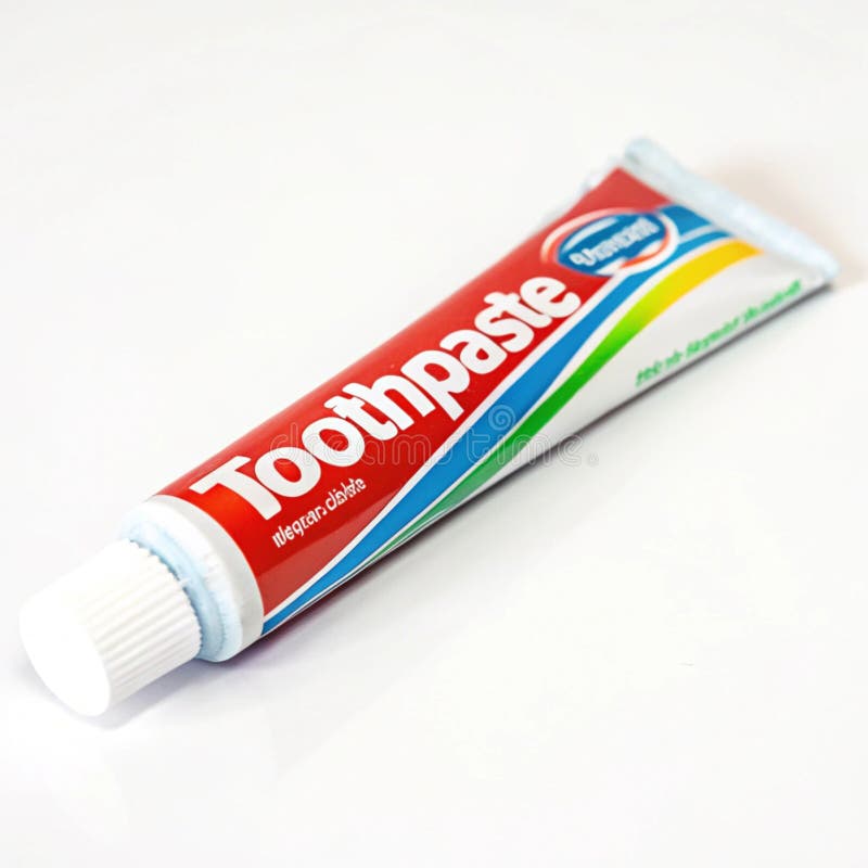 Toothpaste on Transparent Background Stock Illustration - Illustration ...