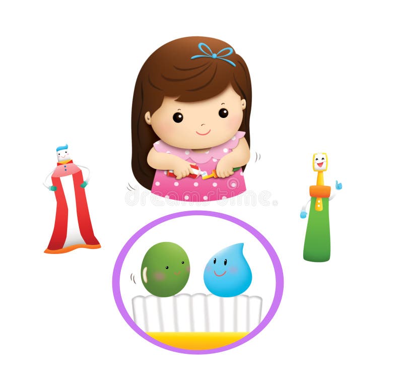 Toothpaste stock illustration. Illustration of pink, nice - 41067448