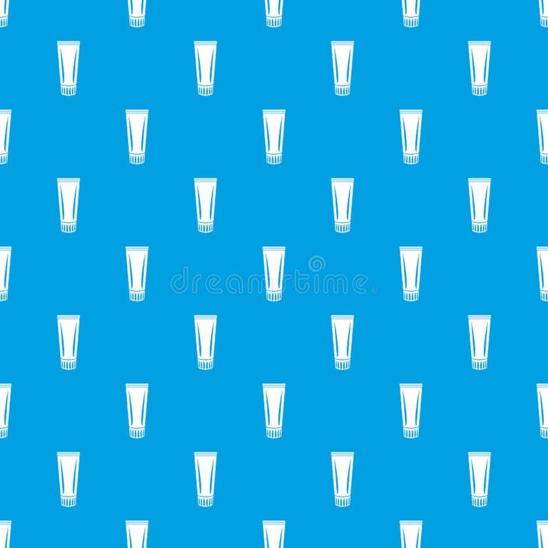 Toothpaste Pattern Vector Seamless Blue Stock Vector - Illustration of ...