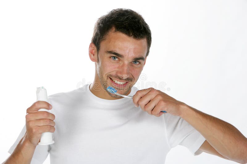 Toothpaste stock photo. Image of brush, estacopy, morning - 34447676