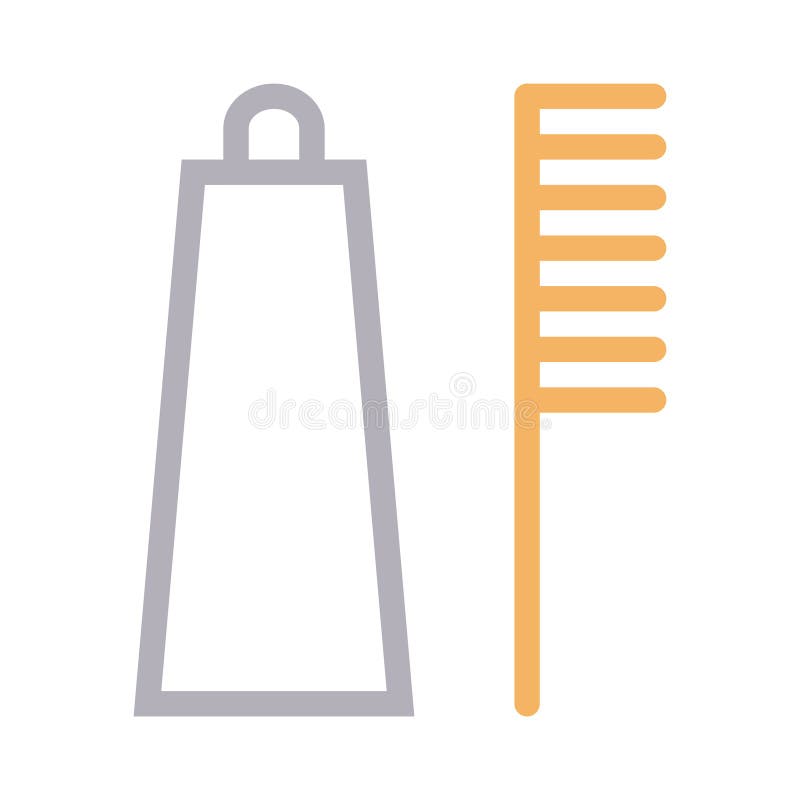 Toothpaste Thin Line Icon. Dental Paste Tube with Tooth, Oral Hygiene ...