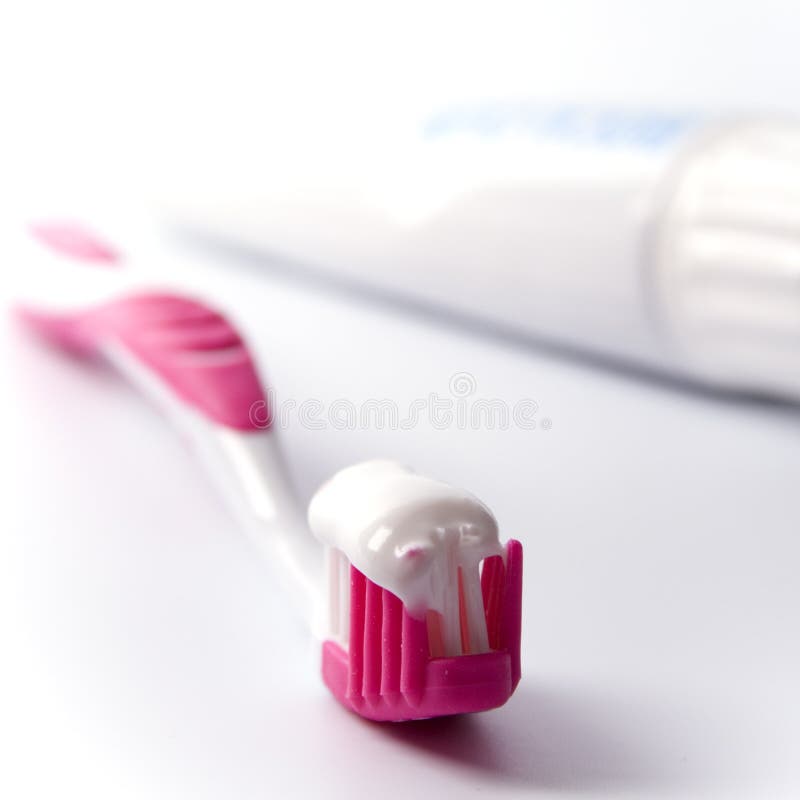 Toothpaste and toothbrush stock image. Image of treatment - 8681449