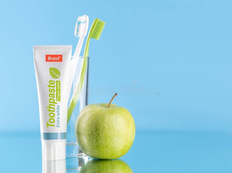 Toothpaste and Toothbrushes Stock Photo - Image of industry, tube ...