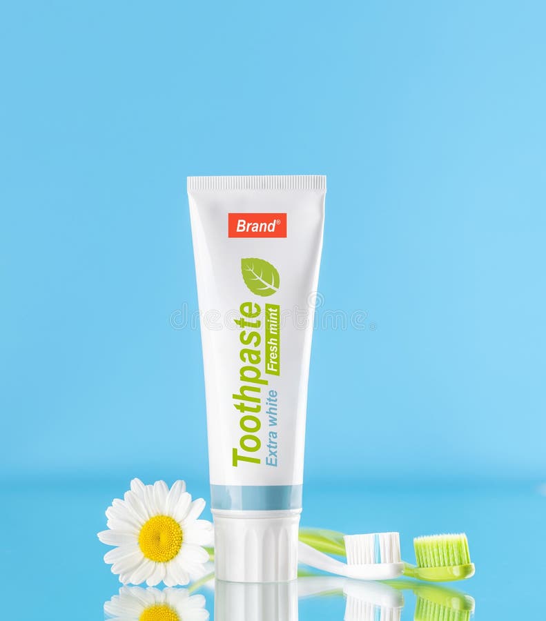 Toothpaste and Toothbrushes Stock Image - Image of cleaning, toothpaste ...