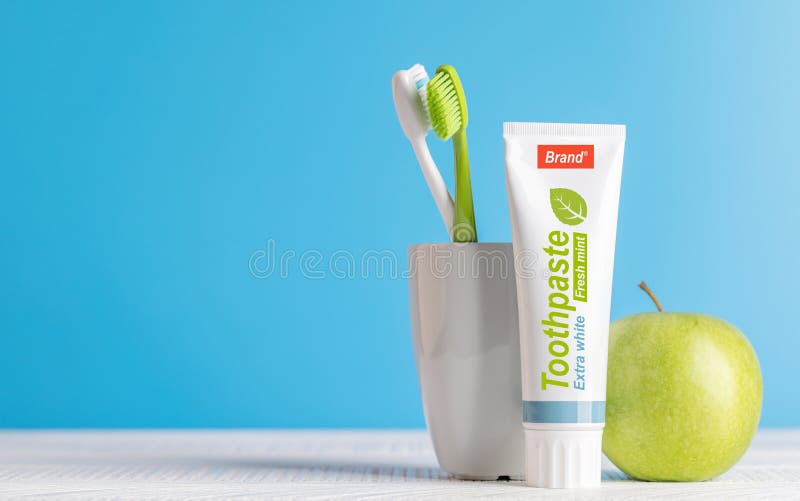 Toothpaste and Toothbrushes Stock Image - Image of toothpaste, oral ...