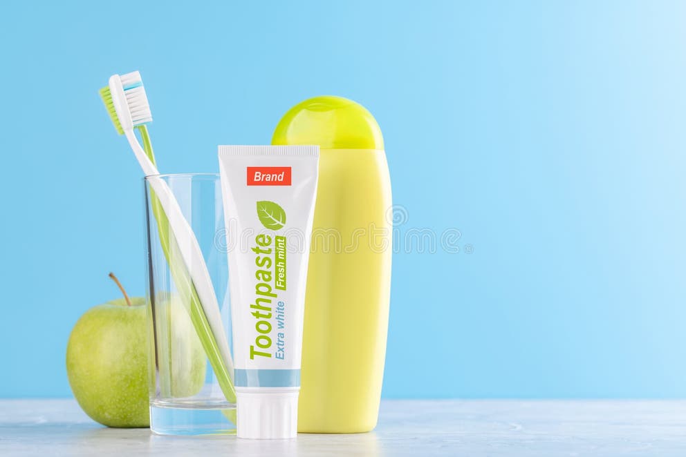 Toothpaste and Toothbrushes Stock Image - Image of freshness, products ...