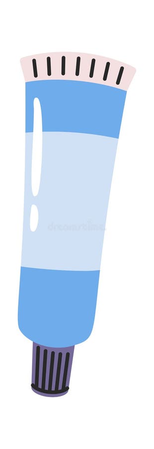 Toothpaste Tube Cartoon Travel Supply Stock Vector - Illustration of ...