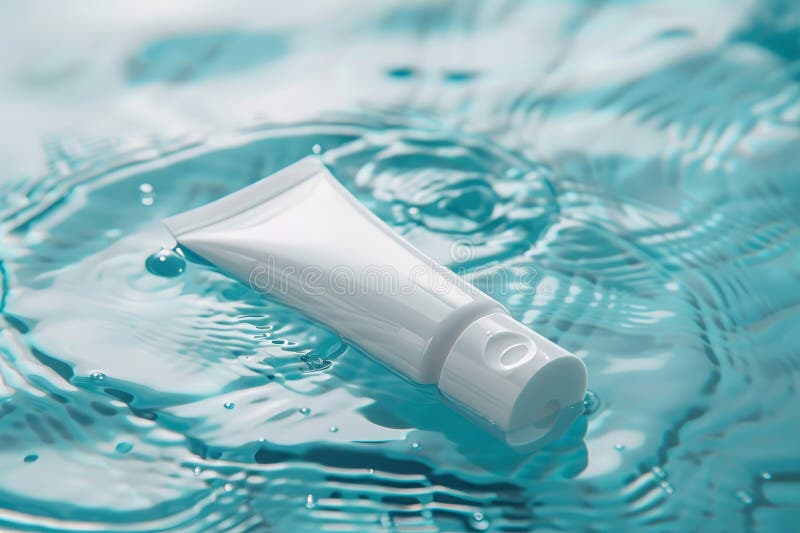 Toothpaste Tube Floating in Pool of Water Stock Photo - Image of liquid ...