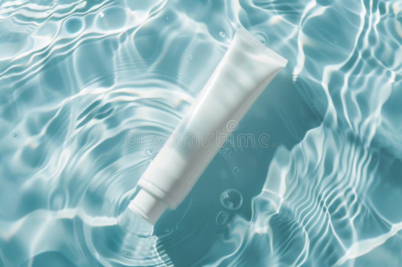 Toothpaste Tube Floating in Pool of Water Stock Image - Image of liquid ...