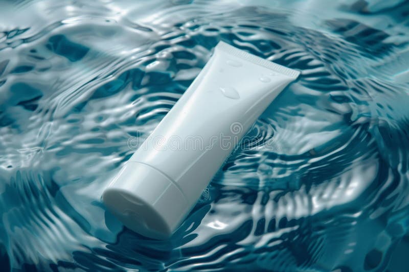 Toothpaste Tube Floating in Water Stock Photo - Image of cleanliness ...