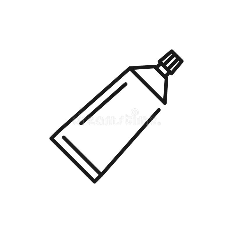 Toothpaste Tube Icon. Dental Care Symbol Stock Vector - Illustration of ...