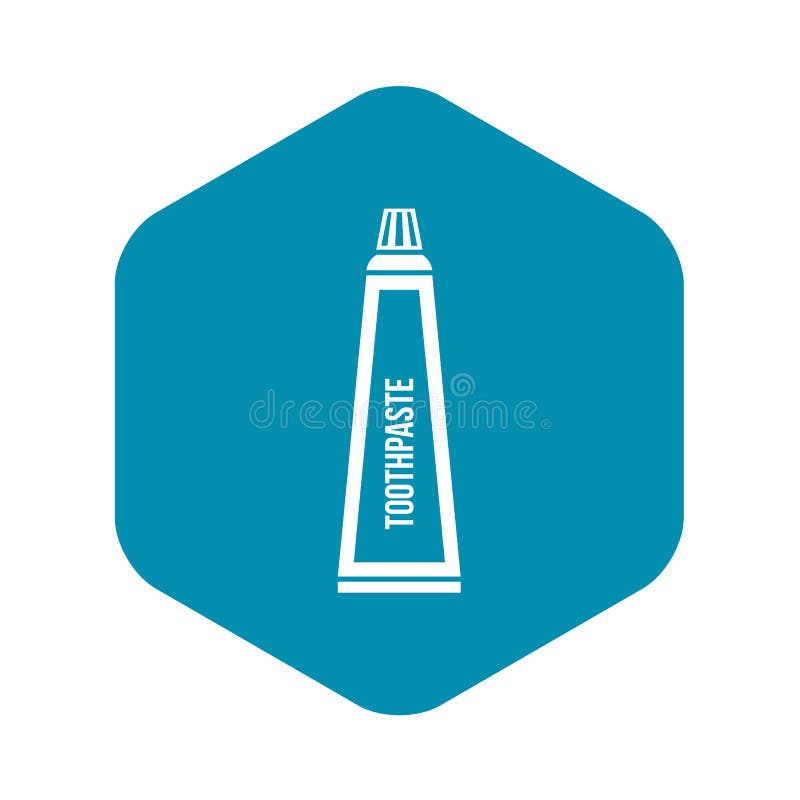 Toothpaste in Tube Icon, Simple Style Stock Vector - Illustration of ...