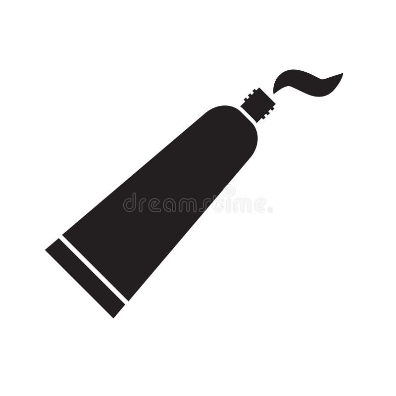 Toothpaste tube icon stock vector. Illustration of healthcare - 159355530