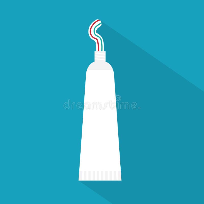 Toothpaste tube icon stock vector. Illustration of toothbrush - 159355397