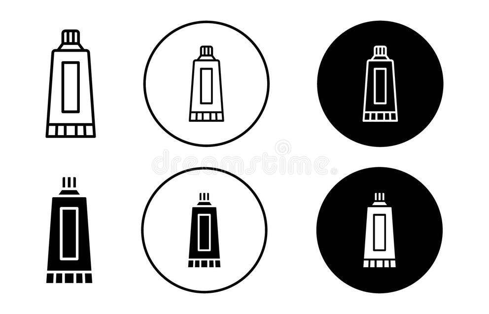 Toothpaste tube icon stock vector. Illustration of dentist - 325375635