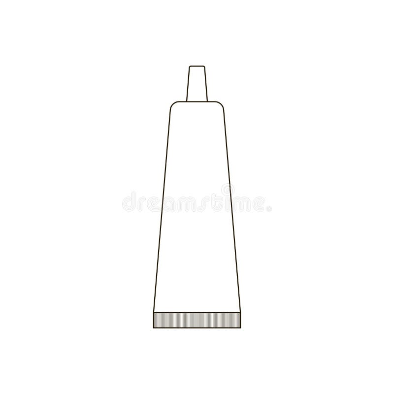 Toothpaste tube icon stock vector. Illustration of cream - 83138747