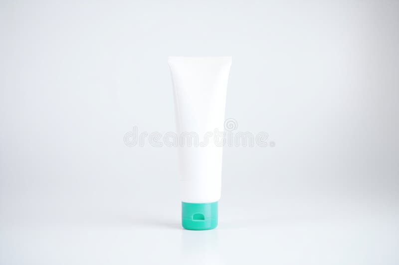 Toothpaste Tube with a Plain White Background Stock Image - Image of ...