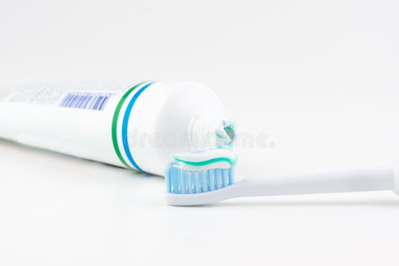 The toothpaste tube stock image. Image of blue, bathroom - 70311193
