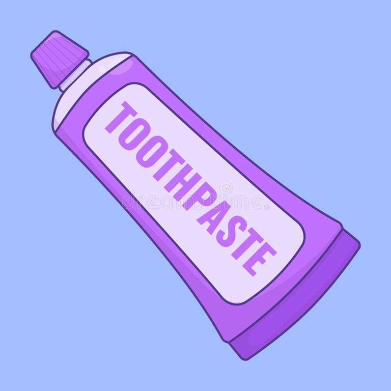 Toothpaste Vector Icon. Toothpaste Product Icon. Toothpaste Hygiene ...