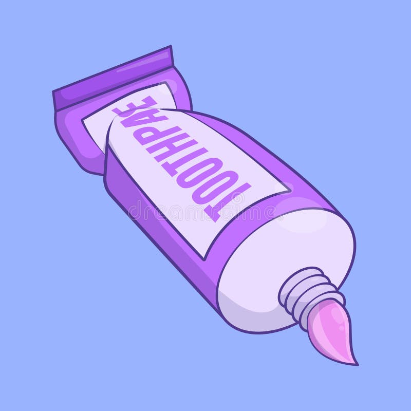 Toothpaste Vector Icon. Toothpaste Product Icon. Toothpaste Hygiene ...