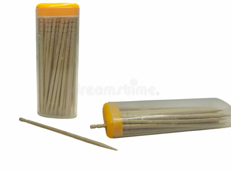 Toothpick Boxes Isolated on White Background Stock Photo - Image of ...