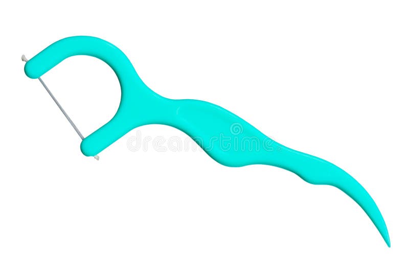 Toothpick with Floss stock photo. Image of flossing, gums - 1312716