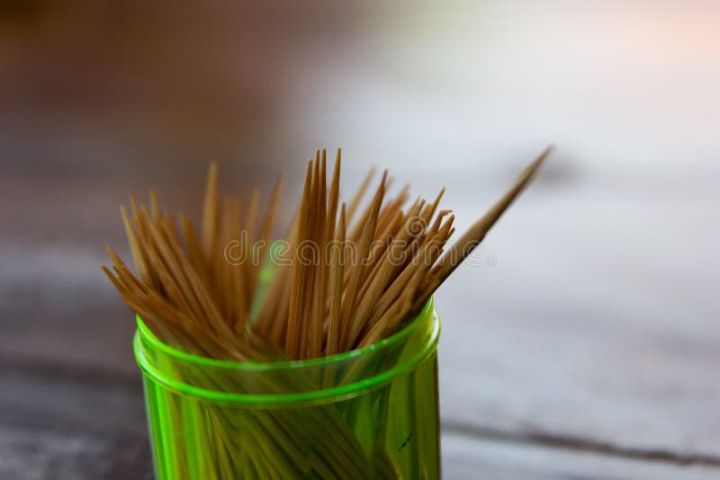 Toothpick stock image. Image of green, toothpick, plastic - 181732643