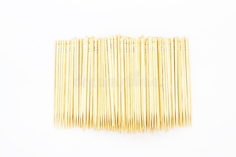 Toothpick in Isolate on White. Stock Photo - Image of hygiene, sharp ...