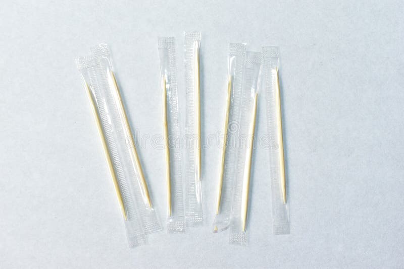 Thin Toothpicks In A Cup A Close Up. Stock Photo - Image of close ...