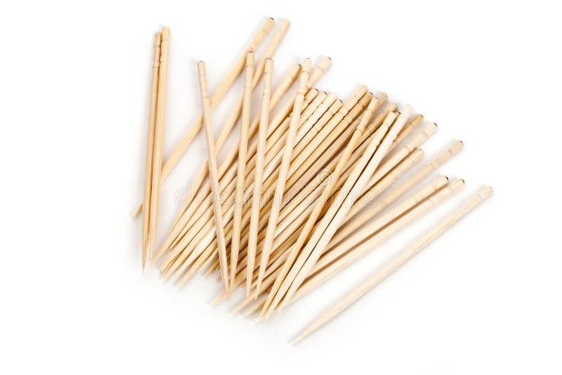 Wood Toothpick close up stock photo. Image of closeup - 129314760