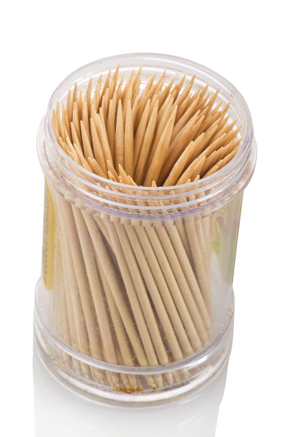 Toothpicks stock photo. Image of tooth, container, food - 22940120