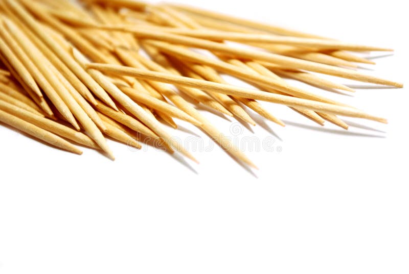 Toothpicks stock image. Image of hygiene, white, dental - 28289305