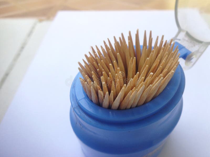 Toothpicks are Arranged in it S Place Stock Photo - Image of opened ...