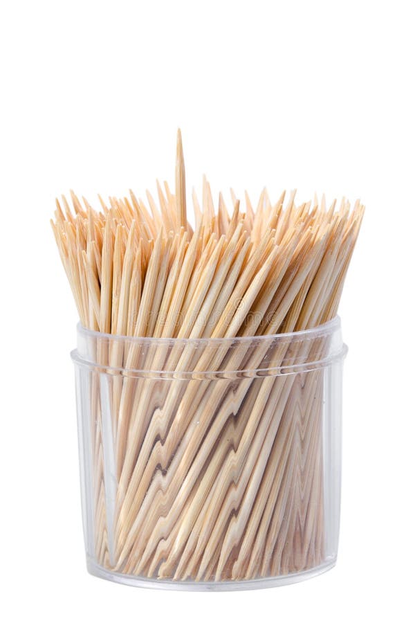 Wooden Toothpicks Transparent Container Stock Photos - Free & Royalty ...