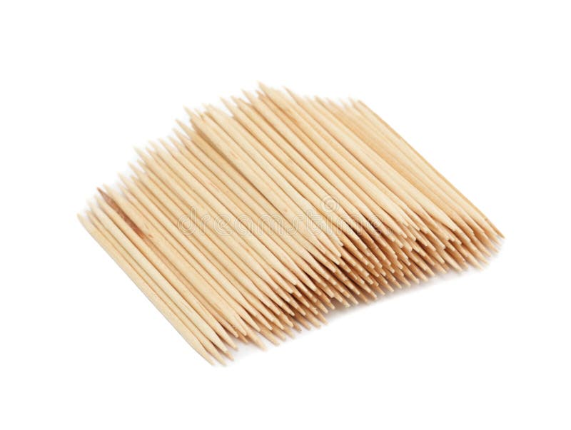 Toothpicks, isolated stock photo. Image of interdental - 12453728