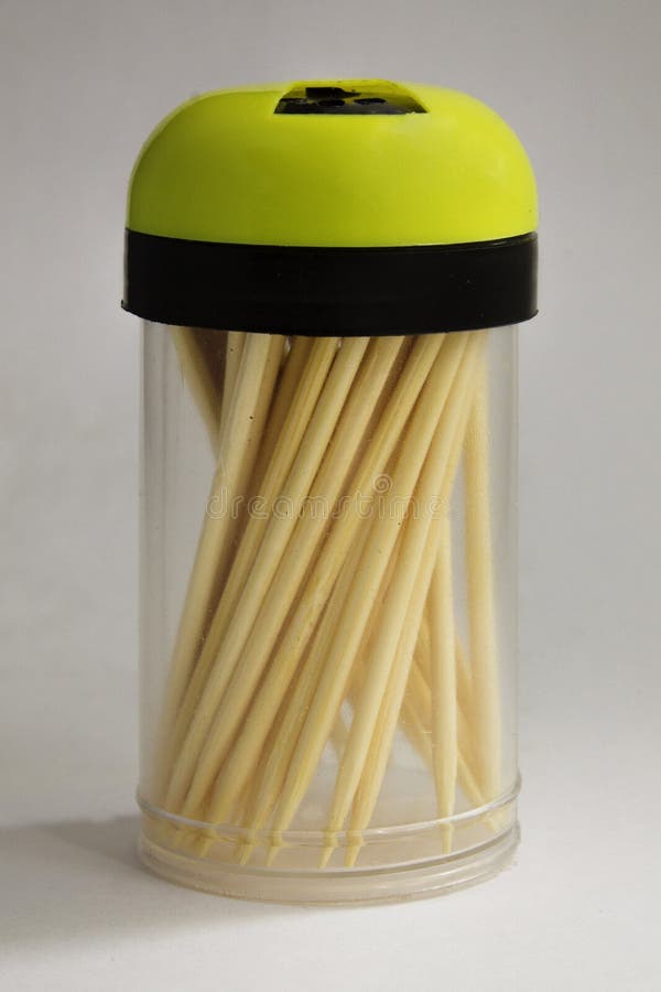 Toothpicks in the jar stock photo. Image of comfortable - 116474486