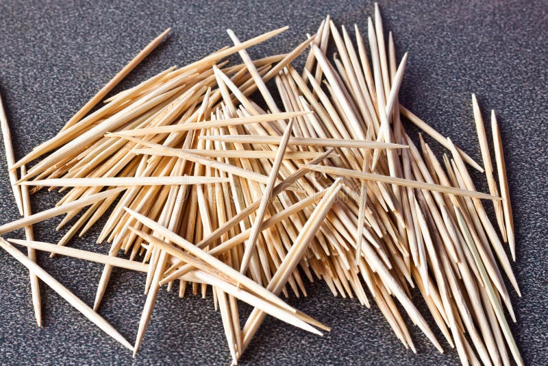 The toothpicks stock photo. Image of hygiene, strewn - 42942198