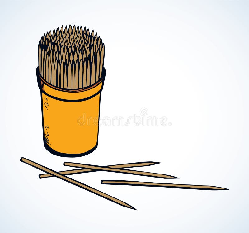 Toothpicks Vector Stock Illustrations – 493 Toothpicks Vector Stock ...