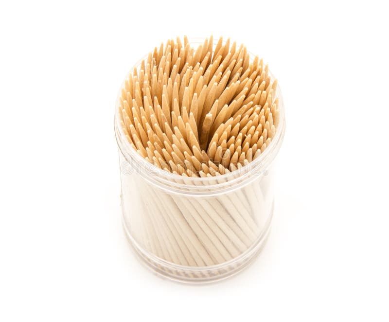 Wooden Toothpicks Transparent Container Stock Photos - Free & Royalty ...