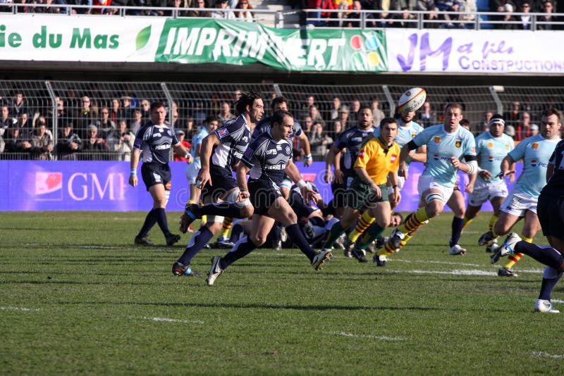 Top 14 Rugby Match USAP Vs Castres Editorial Stock Photo - Image of ...