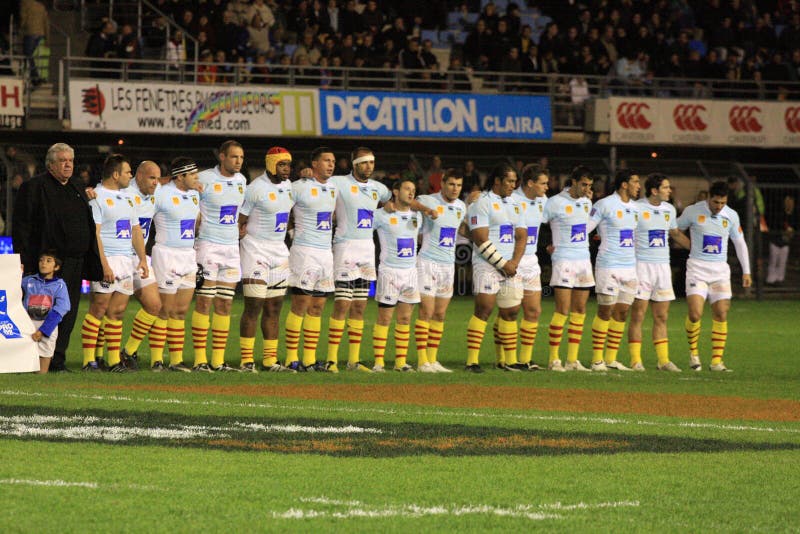 Top 14 Rugby Match USAP Vs RC Toulon Editorial Photography - Image of ...