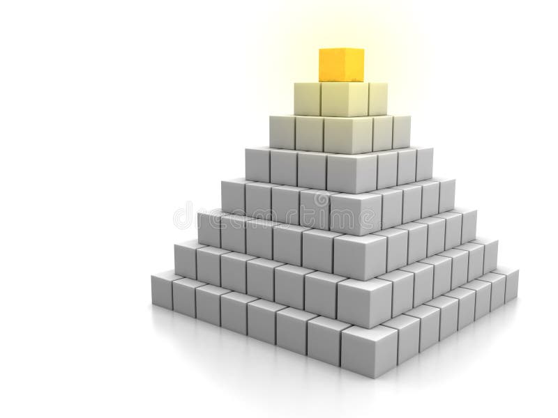 On top stock illustration. Illustration of blocks, rise - 6481458