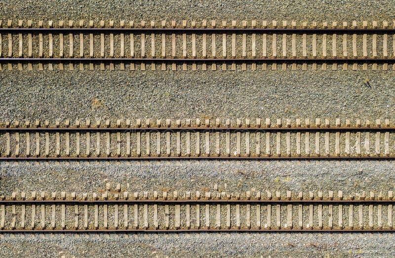 Top Aerial View of Some Railraod Tracks Texture Isolated F Stock Image ...
