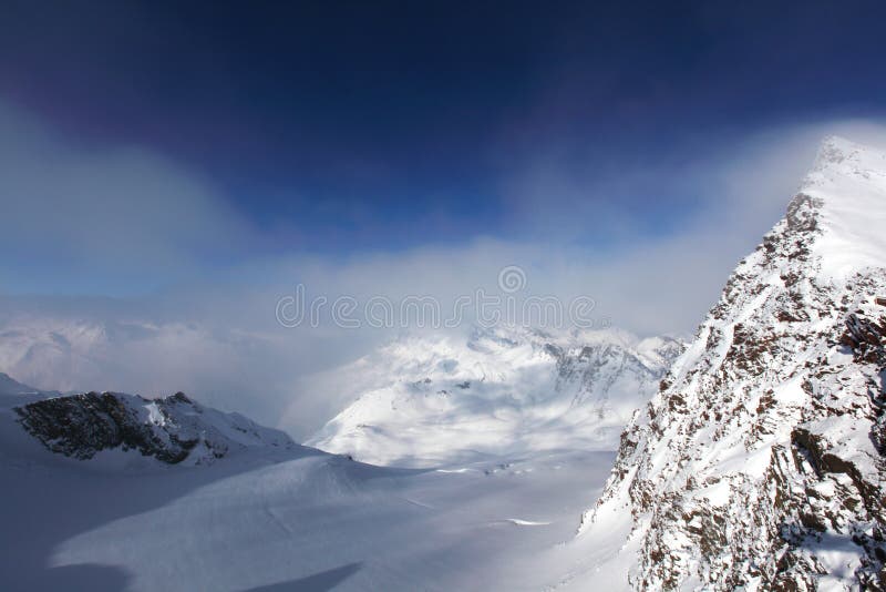 Top of alps stock photo. Image of landscape, cold, blizzard - 33834106