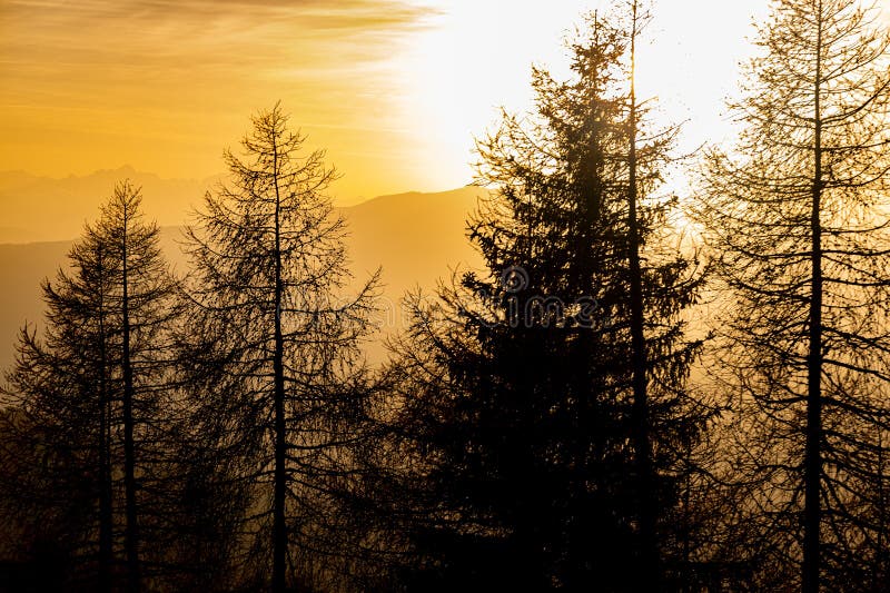 The Top of the Austrian Mountain Gerlitzen in the Carinthian Alps in ...