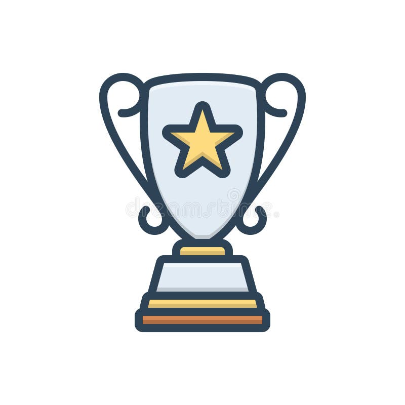 Color Illustration Icon for Top Award, Award and Accolade Stock ...