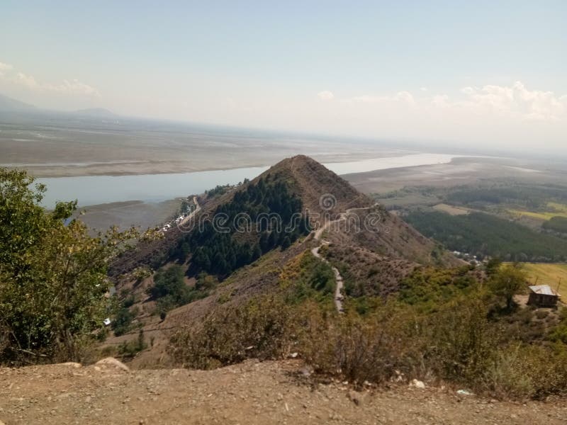 Wullar lake stock photo. Image of plain, fascinating - 99336732