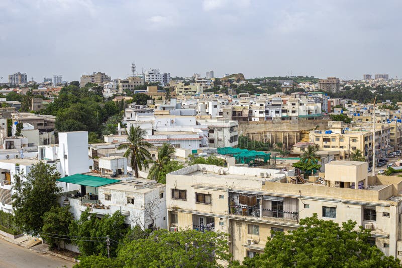 Top Beautiful View of Karachi City Stock Image - Image of outdoor ...